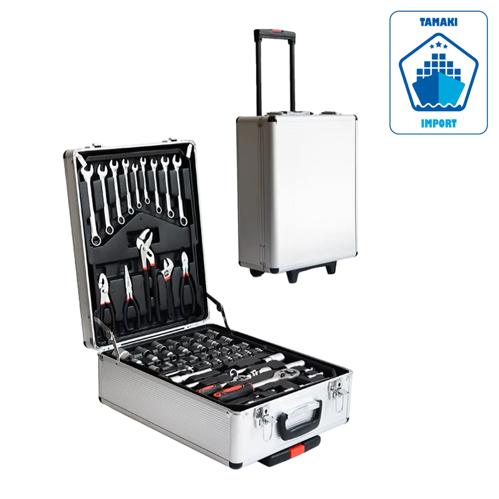 Valise à outils complète sur roulette - 187 pièces | La boutique en ligne